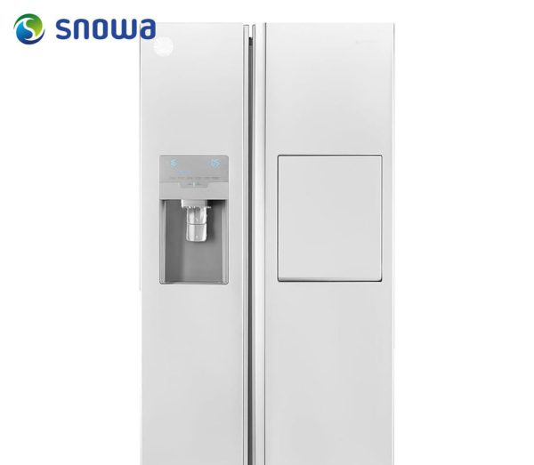 یخچال فریزر ساید بای ساید هایپر اسنوا SN8-2032 سفید متالیک و استیل + خرید اقساطی - اقساطی شهر
